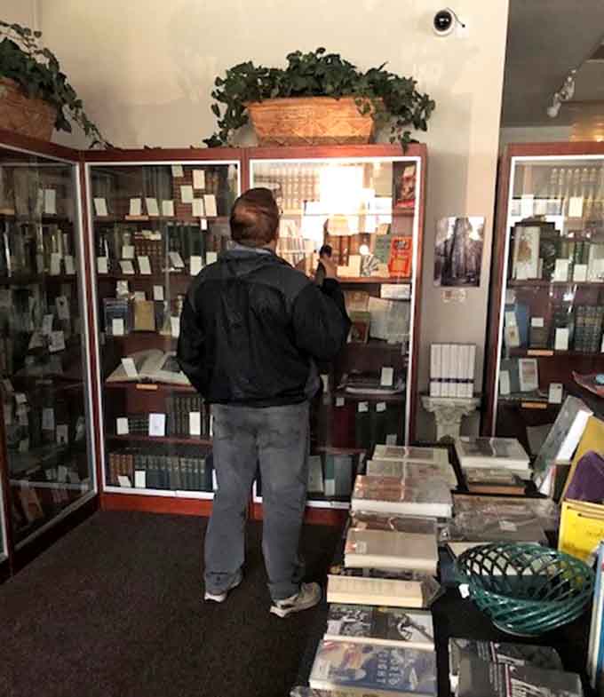 Even the display cases deserve a closer look when they're filled with such intriguing treasures.