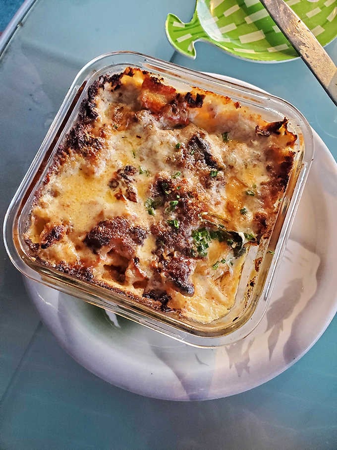 Lobster mac and cheese so decadent it should probably come with a warning label for cheese lovers everywhere.