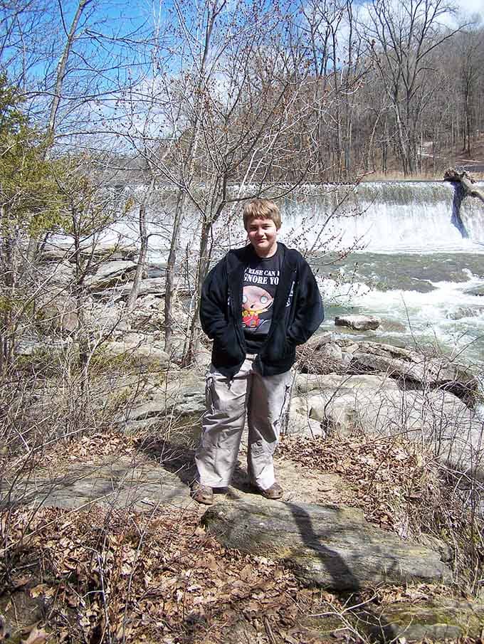 Enjoy a crisp day exploring the scenic rocky banks and rushing waters of Great Falls for a perfect outdoor adventure.