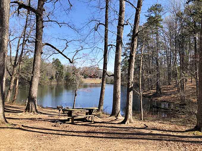 Paris Mountain State Park's serene lake offers the perfect escape when downtown's charm becomes almost too much to handle.