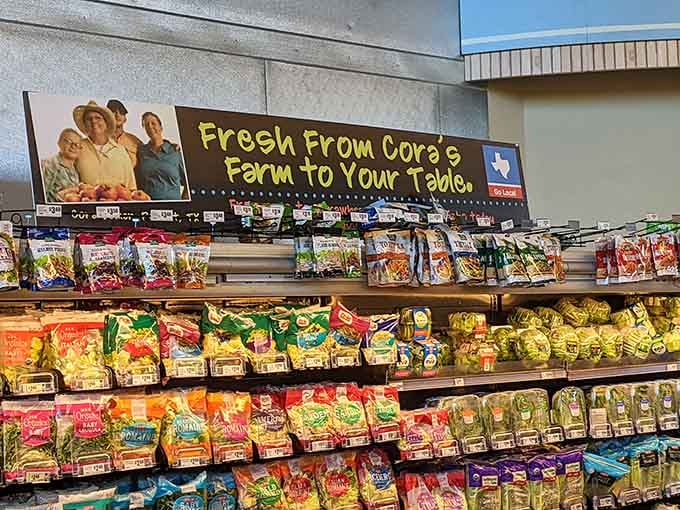 Pre-packaged salads that actually look fresh enough to eat, not like something that's been contemplating its existence for weeks.