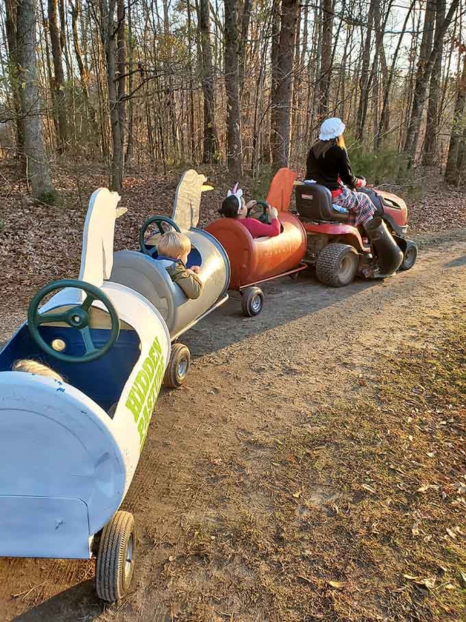 Move over, Polar Express&mdash;this barrel train through the woods delivers pure joy without the hot chocolate stains.