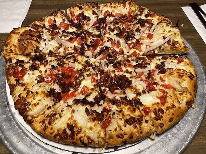 This white pizza proves that sometimes leaving out the red sauce is the smartest decision you'll make all week.