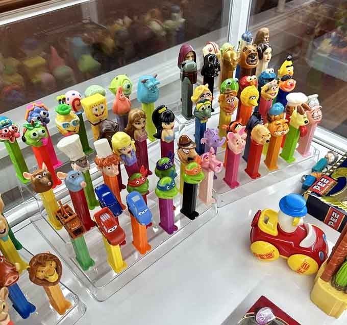 PEZ dispensers: the only candy delivery system that doubled as a collectible and a conversation starter at lunch.