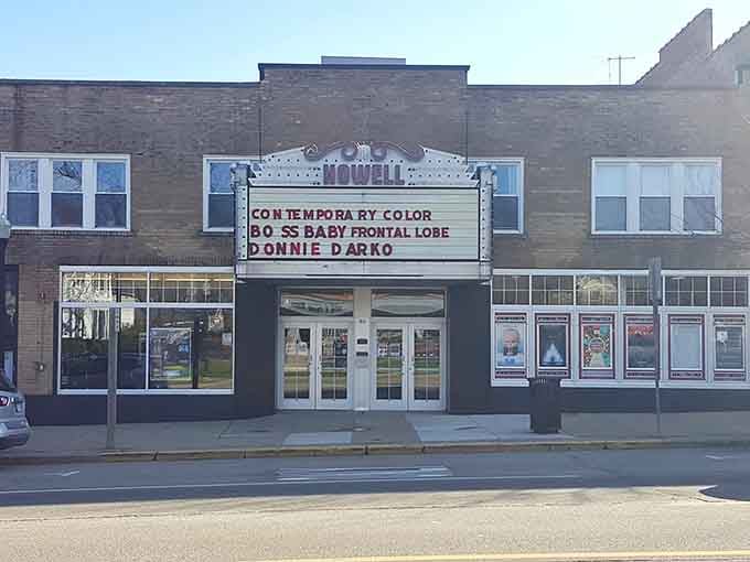 Classic movie theaters with marquees like this remind us when going to the pictures was a genuine event.