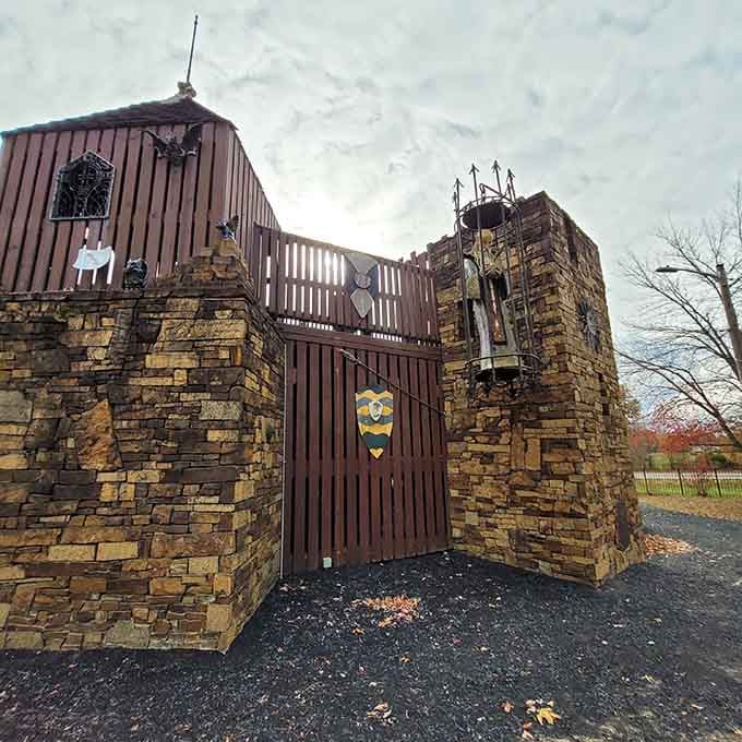 Every proper fantasy kingdom needs a castle, and this stone fortress delivers medieval charm with a distinctly Southern Illinois twist.