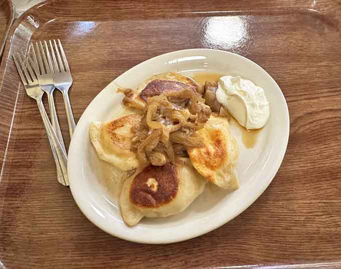Perfectly pan-fried with a dollop of sour cream, this is comfort food that actually comforts your soul.