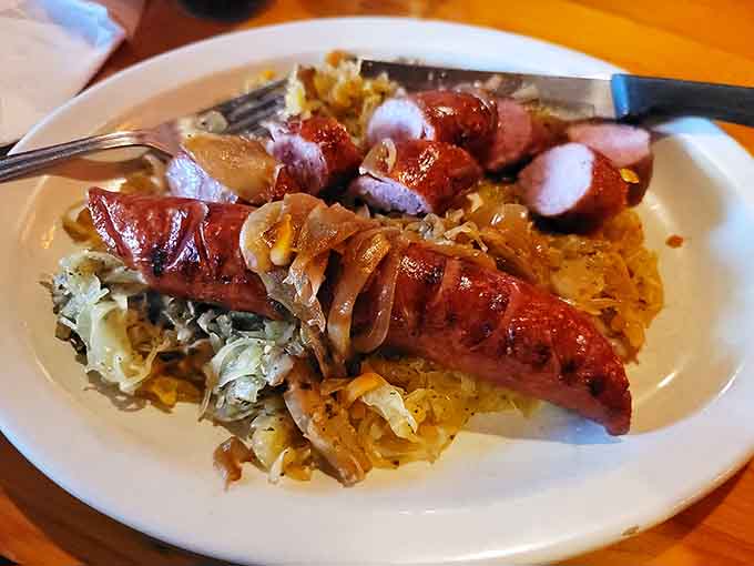 Kielbasa and sauerkraut team up for a flavor combination that's been perfecting itself for centuries.