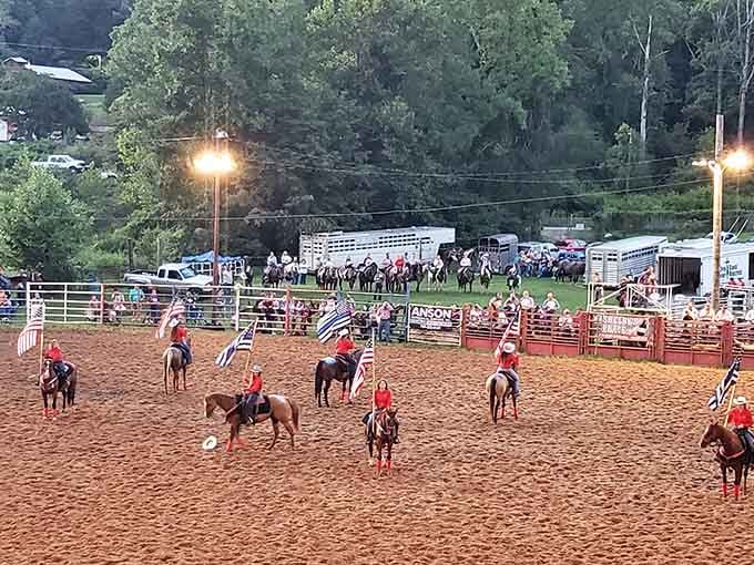 When the rodeo lights come on, this arena becomes the stage for skills most of us can only admire from afar.