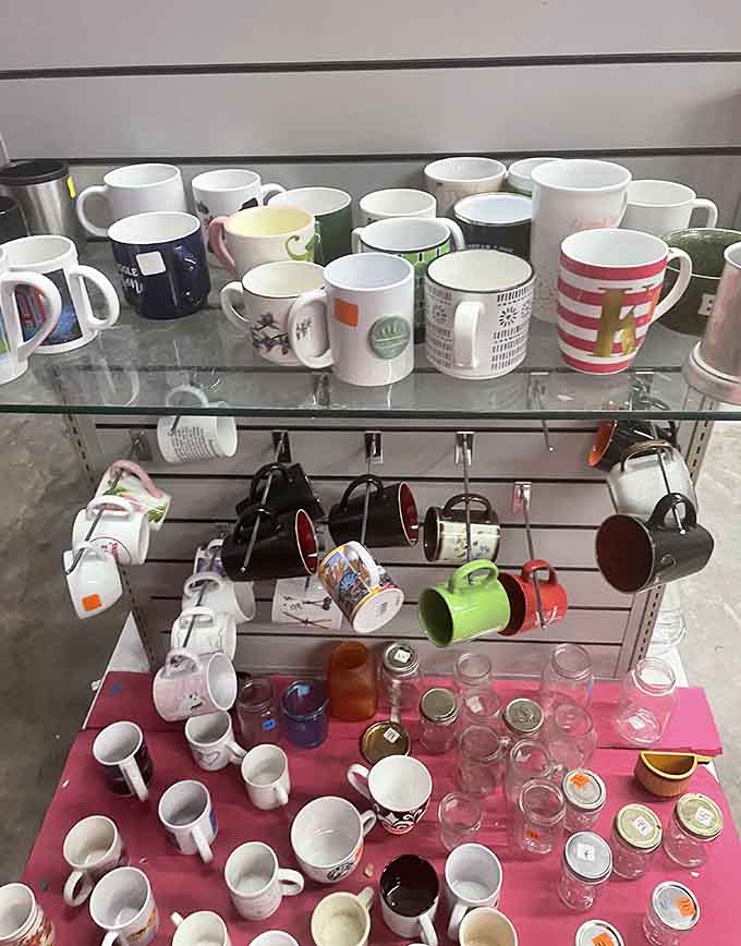 Coffee mugs galore, ready to enable your caffeine addiction without draining your wallet in the process.