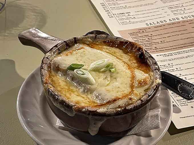 That cheese pull situation is exactly what dreams are made of, assuming you dream about soup.