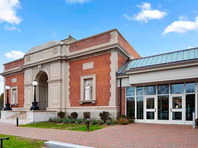 The E.C. Scranton Memorial Library stands as Madison's beautiful testament to the enduring power of actual books.