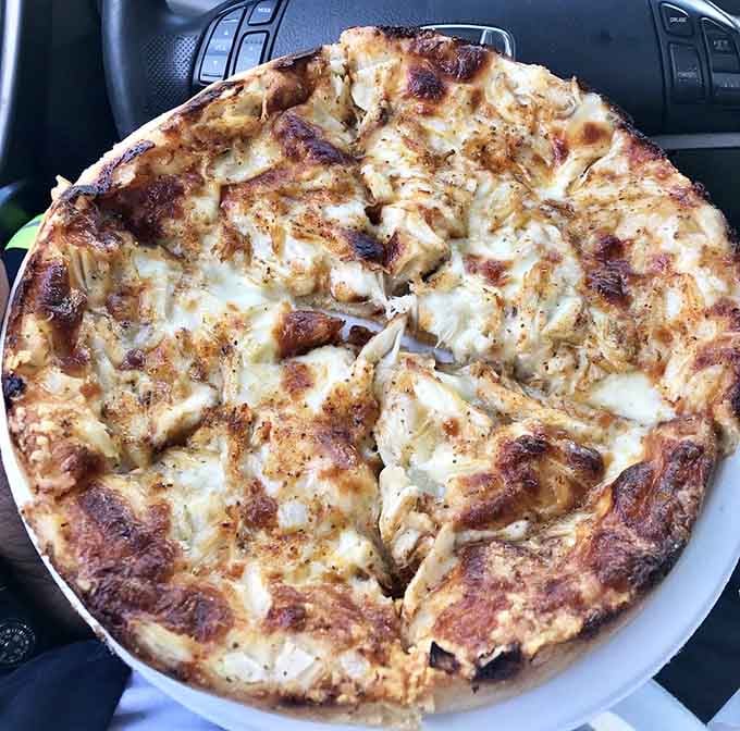 Only in Maryland would you find crab on pizza, and only at Matthew's would it taste this good.