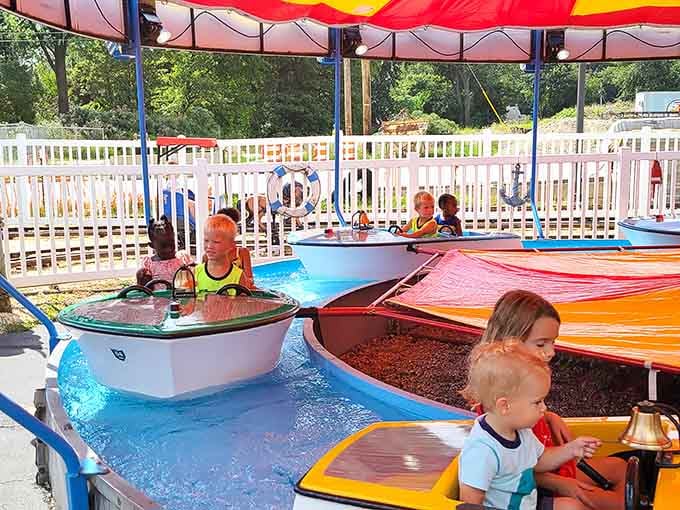 Captain your own colorful vessel on this nautical adventure where the only thing getting wet is your appetite for fun.