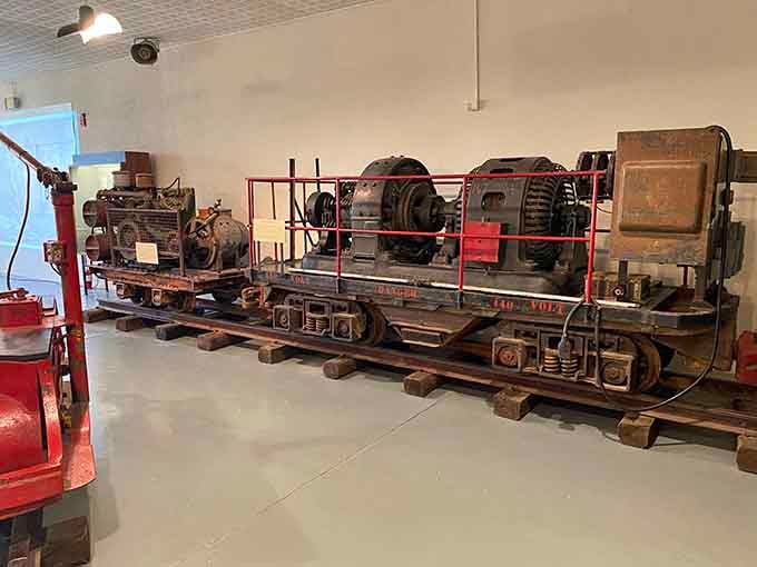This motor-generator set kept the lights on and machinery running when going dark wasn't an option underground.