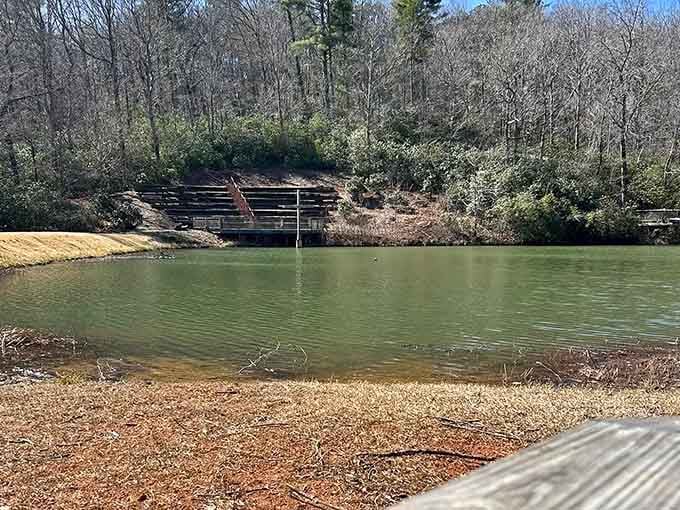 Methodist Pond offers a peaceful pit stop where even the water seems to be contemplating life.