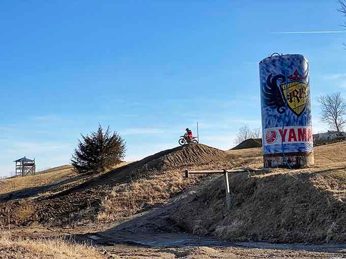 Adrenaline junkies find their fix here, because even small towns need a place to get airborne and slightly terrified.