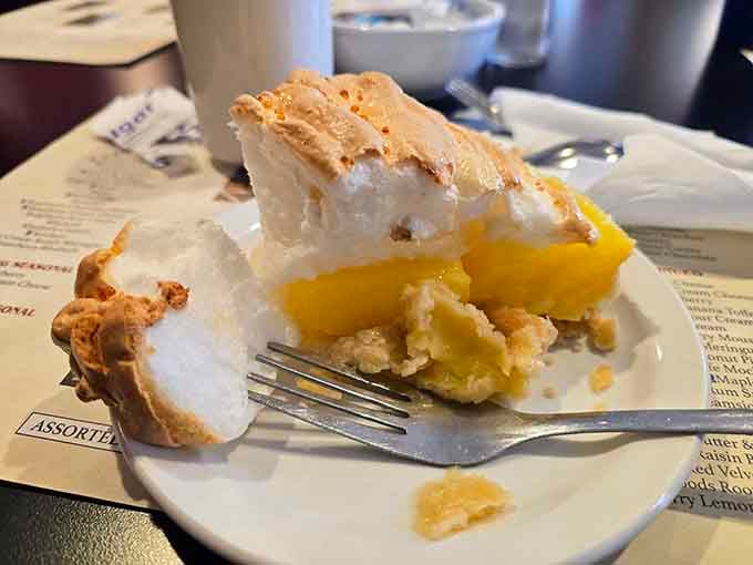 Lemon meringue so tall and proud it deserves its own zip code in DeForest.