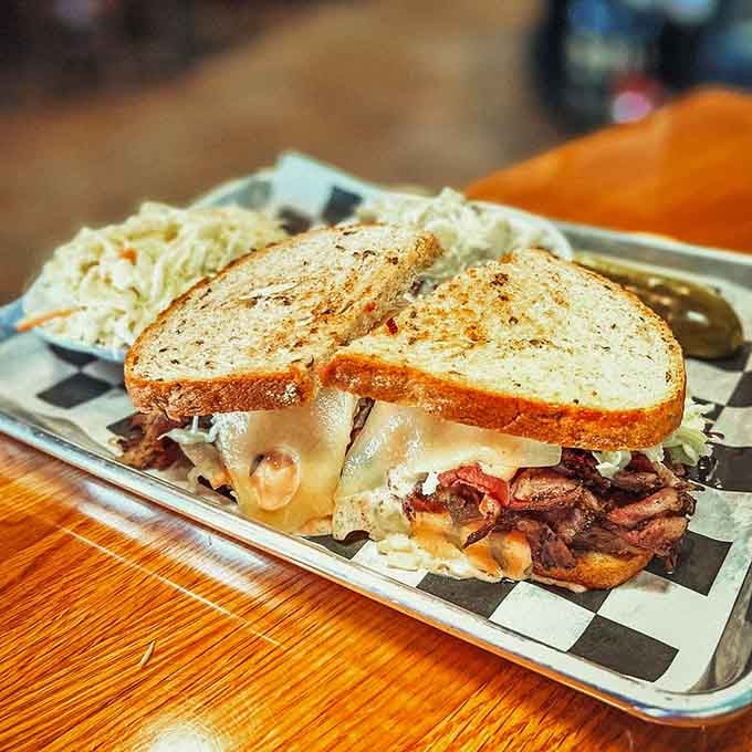 The Bronx Cheer delivers layers of flavor that'll make you forget you're not in Manhattan.