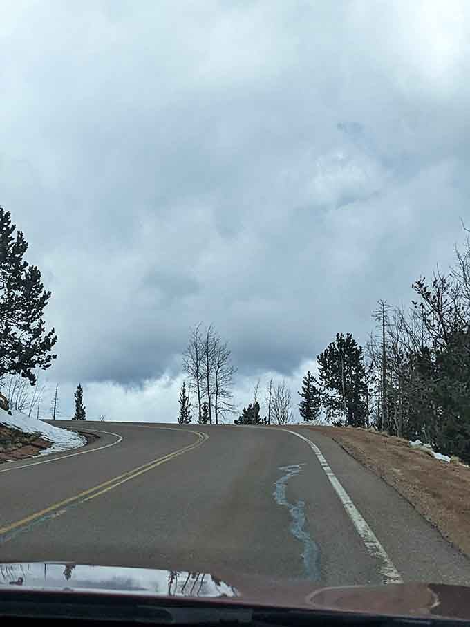 Wind your way up the Pikes Peak Highway, where every curve reveals a breathtaking new perspective of the majestic mountains.