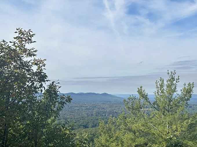 Climb to the overlook and you'll understand why people have been writing poetry about these hills for centuries.