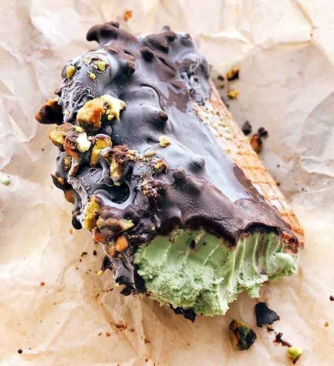 Matcha green meets chocolate drizzle in this Instagram-worthy creation that tastes even better than it photographs, honestly.