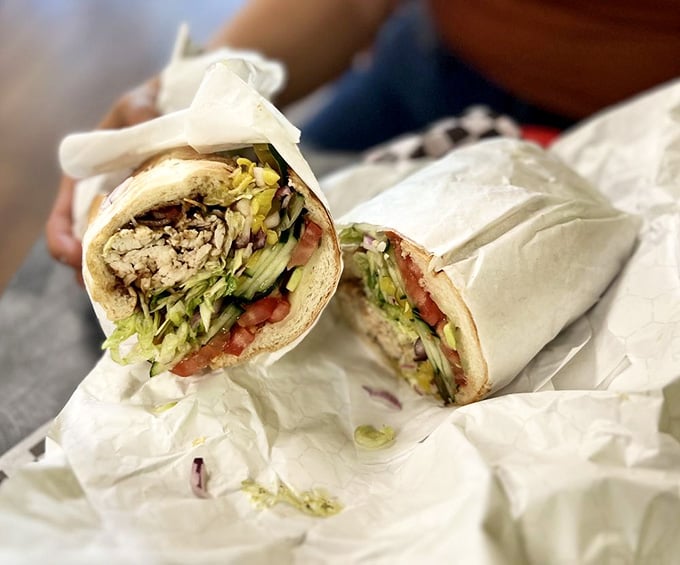 When your sandwich looks this good unwrapped, you know you've made the right life choices.