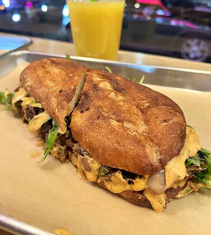 The Holy Cow Sandwich lives up to its name with layers that'll make you shout hallelujah between bites.