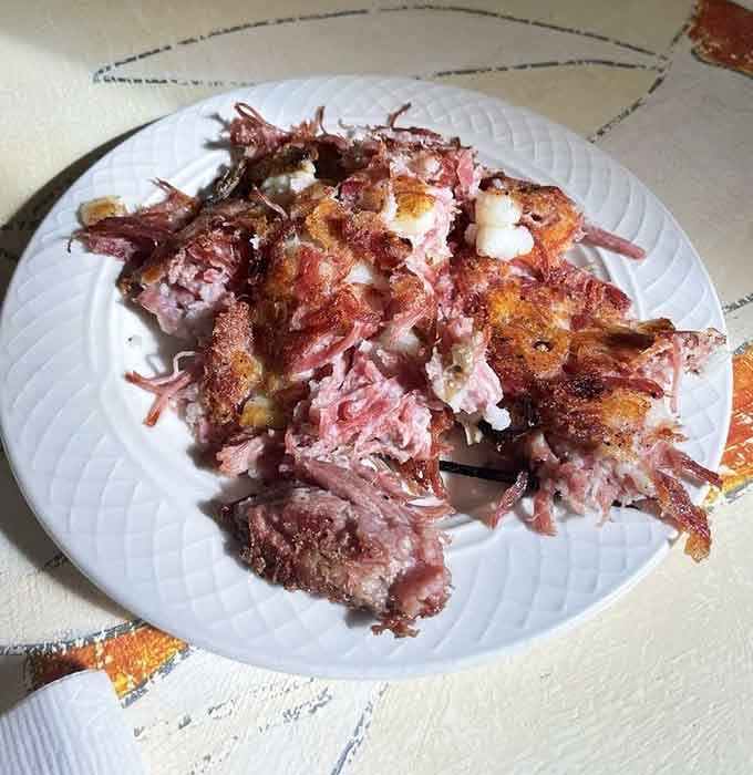 This isn't your grandmother's corned beef hash, unless your grandmother was a culinary genius with serious skills.