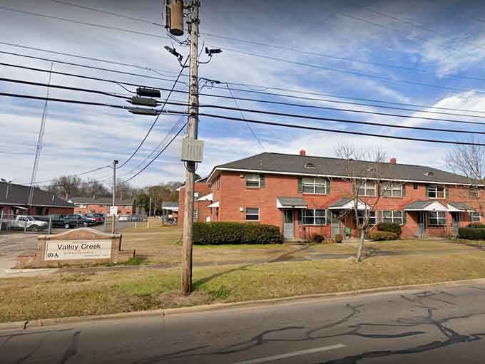 Valley Creek Apartments where "luxury living" doesn't require selling a kidney or your firstborn child.