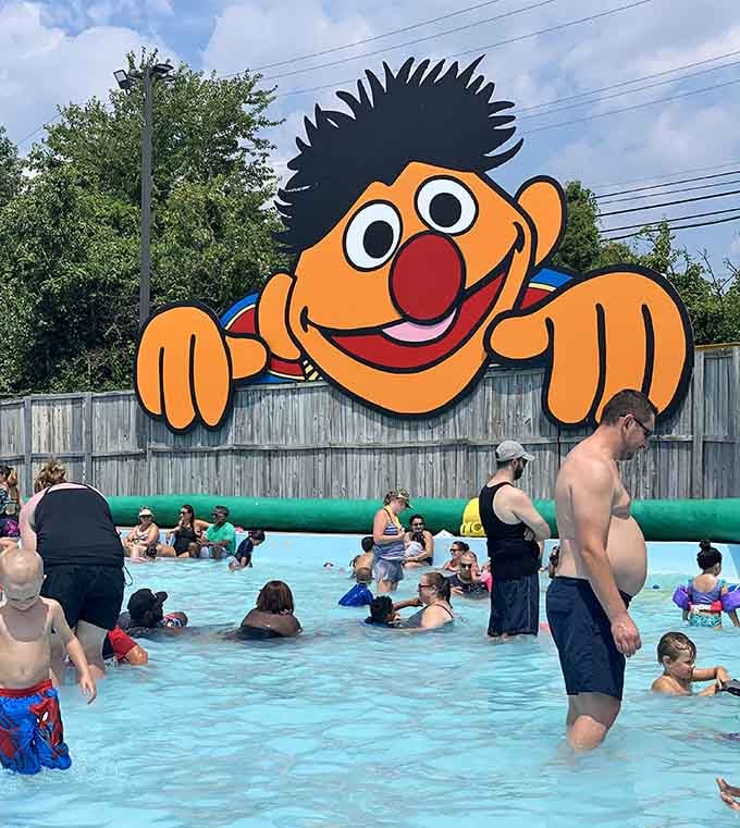Ernie's grin says it all: this is where memories are made and worries float away.