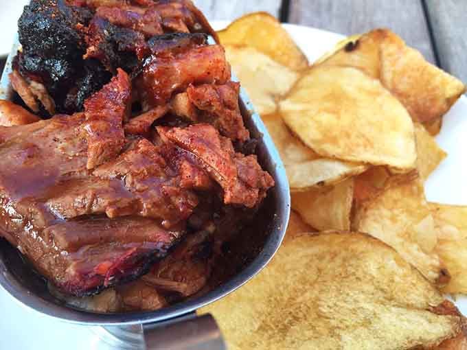 Burnt ends so tender they practically melt on contact, proving that the best things come in small, smoky packages.