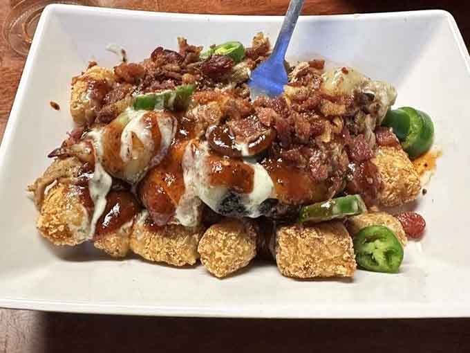 Pig tatters loaded with all the fixings prove that sometimes the best ideas come from pure, unapologetic indulgence.