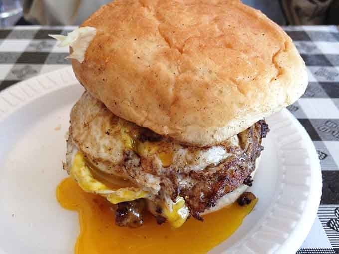 Sometimes a burger with a fried egg is exactly the kind of breakfast-lunch fusion your soul needs.