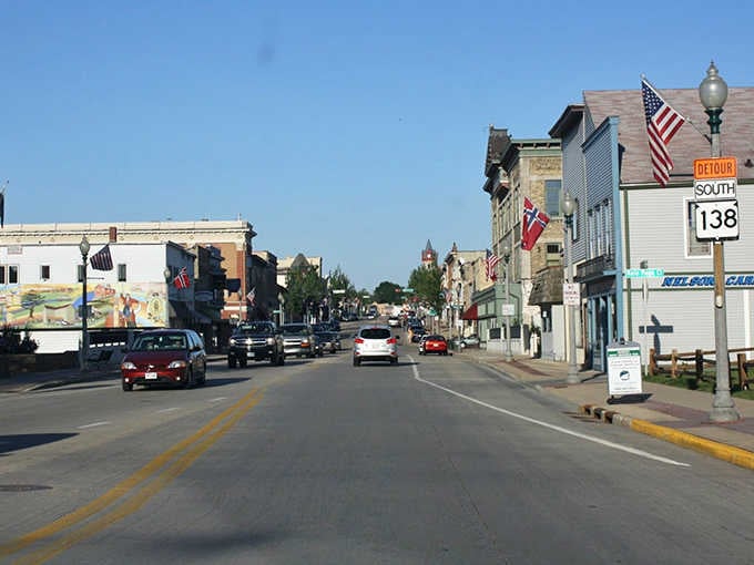 Main Street stretches invitingly ahead, promising discoveries around every corner without requiring a GPS to navigate.