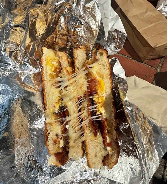 The breakfast grilled cheese: proof that sometimes the best ideas come from asking "why not?" instead of "why?"