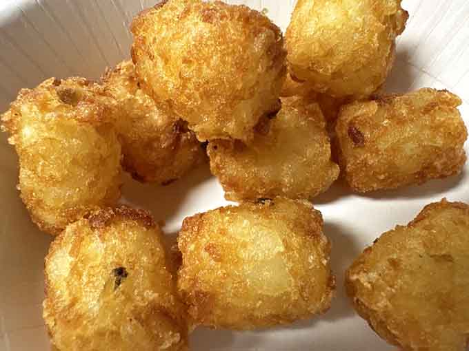Golden, crispy, and dangerously addictive, these potato puffs are like tater tots that went to finishing school and aced every class.