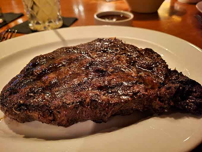 That char, that marbling, that glistening crust&mdash;this is what steak dreams are made of, folks.