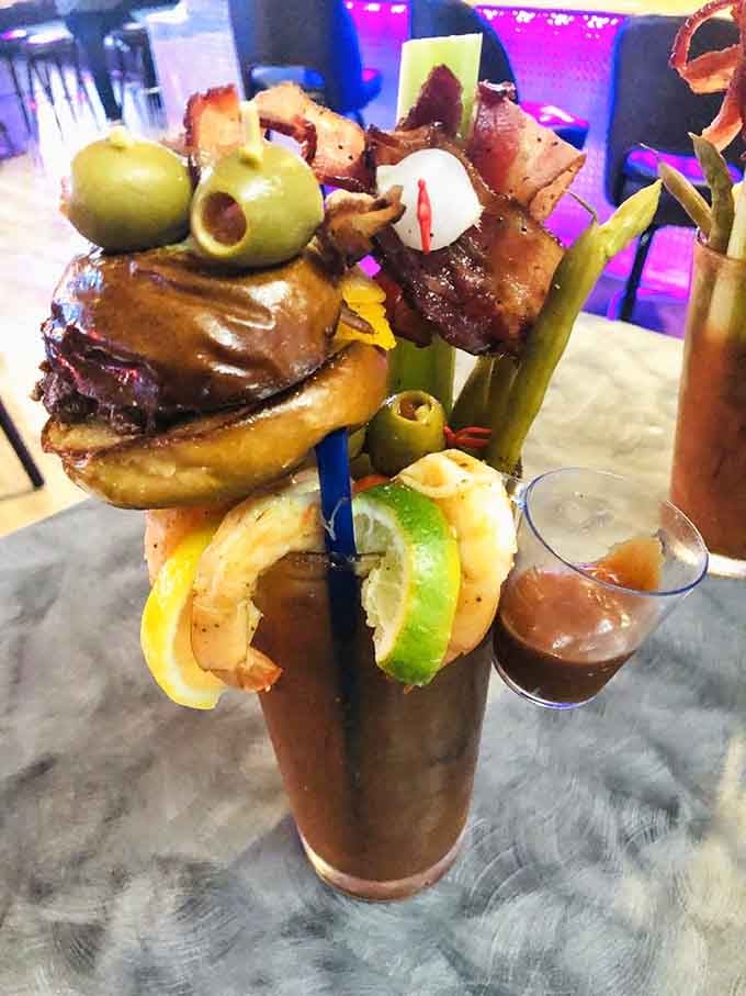 When your Bloody Mary comes with a burger on top, you've officially crossed into "meal replacement therapy" territory.
