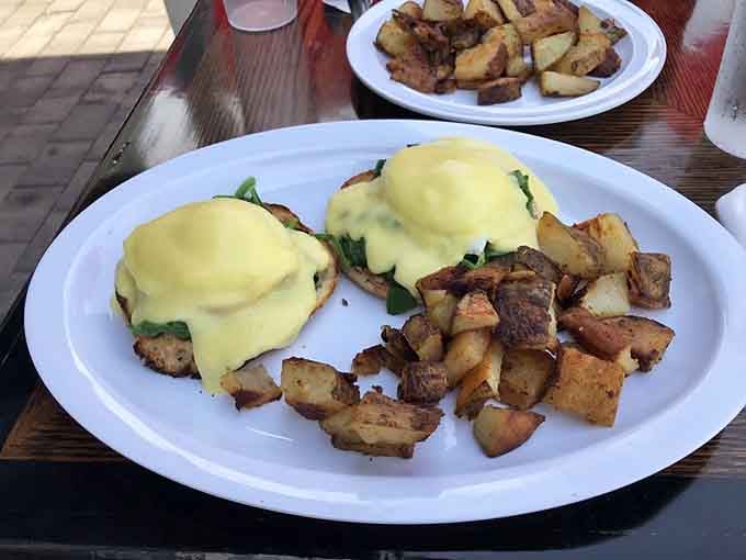 Those poached eggs with hollandaise are calling your name, and resistance is absolutely futile here.
