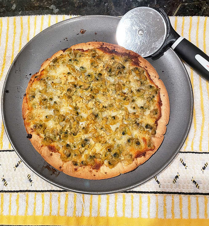 White clam pizza done right, where garlic and cheese create magic without needing a single tomato to prove their point.