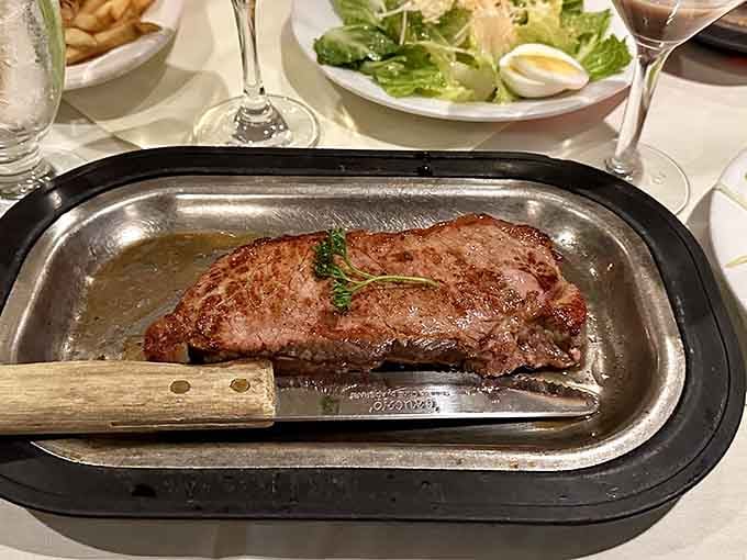 That char and sizzle on the platter means someone in the kitchen knows exactly what they're doing with fire.