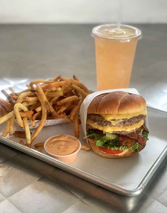 This is what happens when fresh-ground beef meets hand-cut fries and a shake that means business, pure happiness.