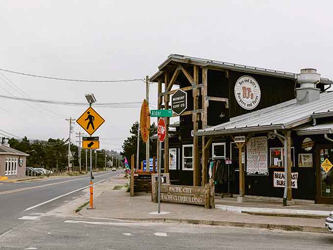 Pacific City's charming downtown offers the perfect blend of coastal character and small-town hospitality.