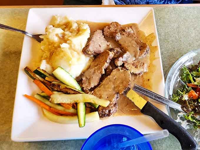 Tender meatloaf with all the fixings delivers that home-cooked satisfaction your taste buds have been missing lately.