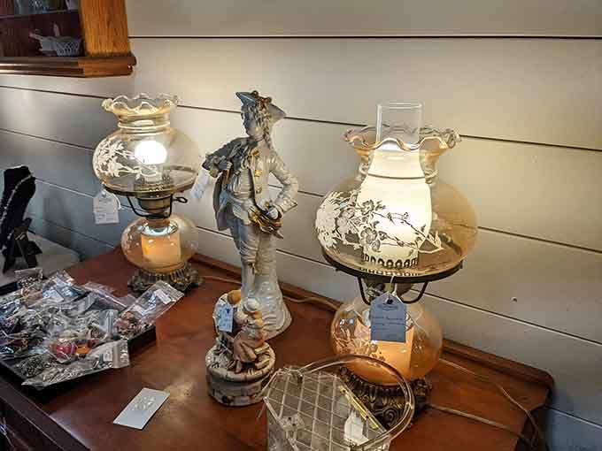 Vintage lamps that have illuminated decades of family dinners now wait patiently to brighten your home too.