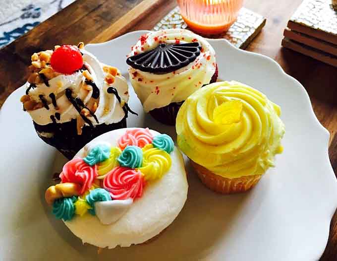 These cupcakes are dressed to impress, each one a tiny celebration waiting to happen on your taste buds.