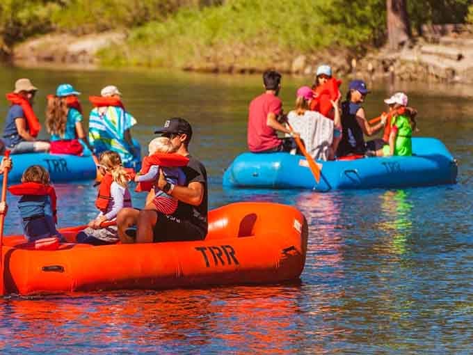 Families of all sizes find their rhythm on the river, creating memories that'll outlast any vacation photo.