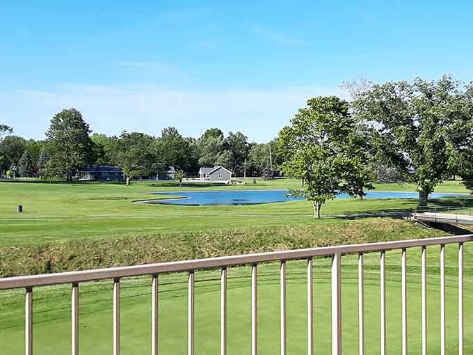 Willow Bend's pond and greens offer the kind of peaceful views that make you forget your phone exists.