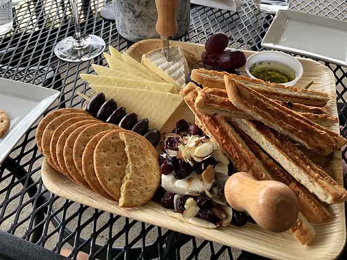 This charcuterie board is so beautifully arranged, you'll almost feel guilty eating it. Almost, but not quite.